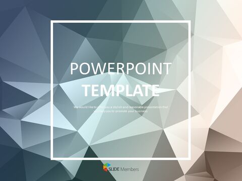 Dark Toned Background With Chopped Pattern - Free PPT Template