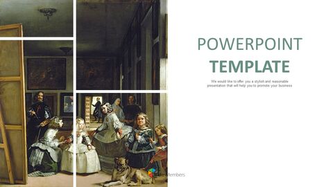 Diego Velázquez Las Meninas - Free Powerpoint Template