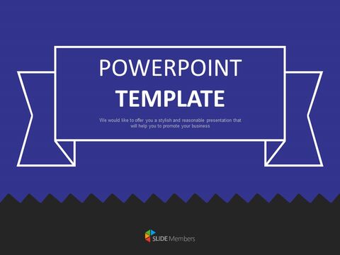 Free Powerpoint Templates Design - Dark Blue and Black Background With ...