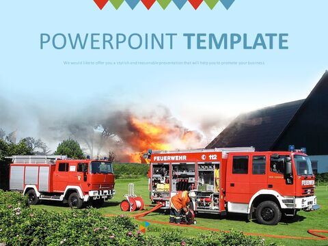 Free PPT Sample - Fire Engines and Fire Suppression