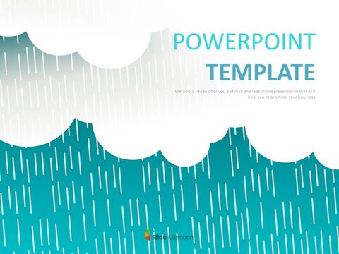 cloud theme powerpoint template