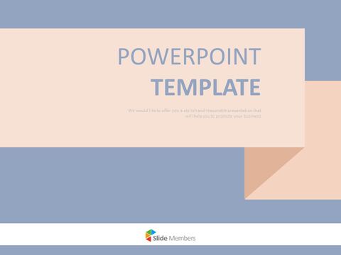 Free Presentation Templates - Blue Background With Light Pink Titles