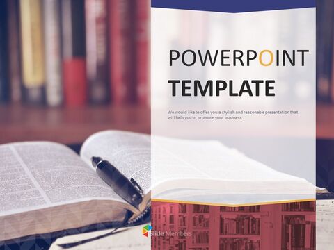 Free Presentation Templates - Library Desk|PPT|Slides