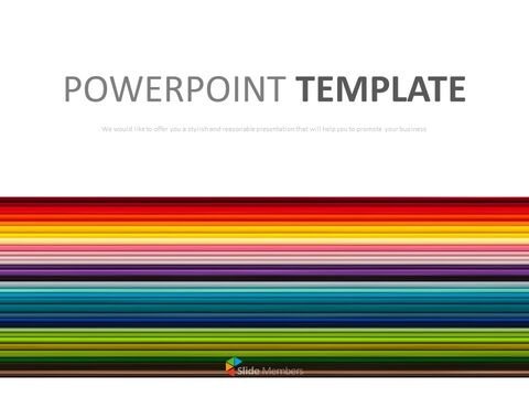 Rainbow Powerpoint Template Free