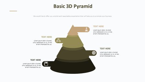 Basic 3D Pyramid Diagram