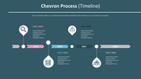 Chevron Process Diagram (Timeline)