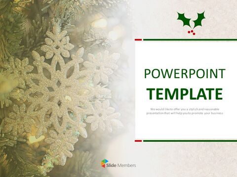 Christmas Snowflake - Free Design Template