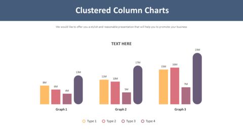 Clustered Column Charts Diagram