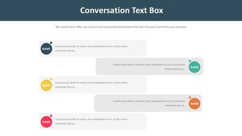 Conversation Text Box Diagram