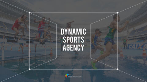 Dynamic Sports Agency PowerPoint Templates for Presentation