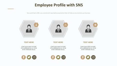 Employee Profile with SNS Diagram