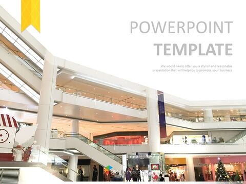 Free Design Template - Huge Shopping Center