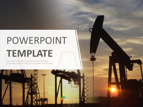 Free Powerpoint Template - Oil Industry