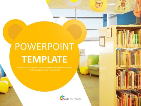 Free PPT Sample - A Library for Children