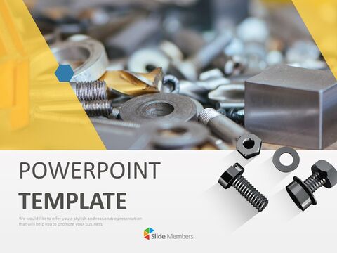무료 프리젠테이션 템플릿 - 나사와 볼트