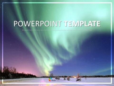 Mysterious AurorA - Free PPT Template