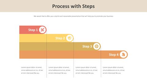Process with Steps Diagram