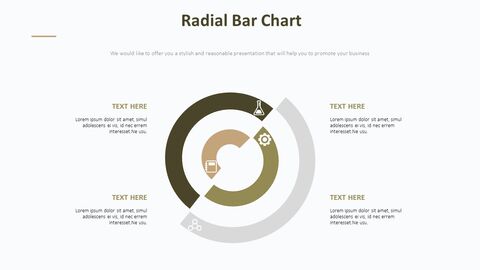 Radial Bar Chart Diagram|Graph