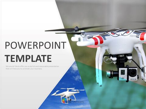 Sky and Drones - Free Design Template