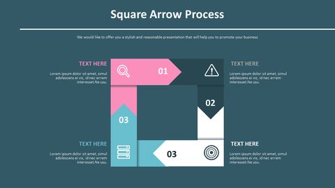 Square Arrow Process Diagram