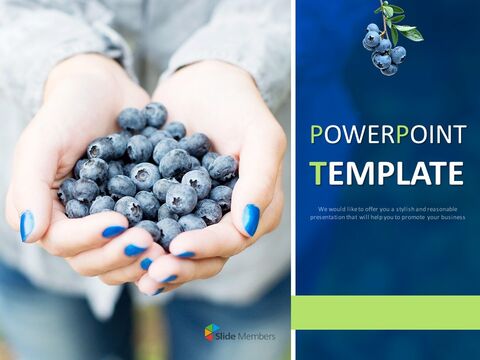 Superfood Blueberry - Free Powerpoint Sample