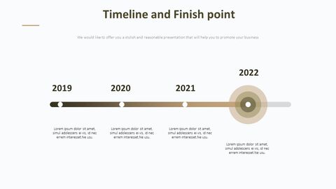Timeline and Finish point Diagram