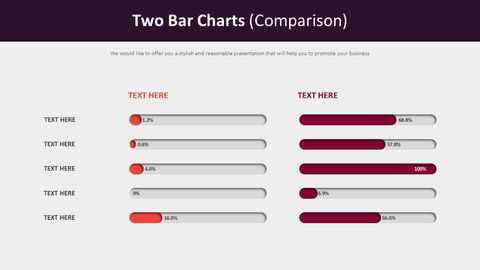 Two Bar Charts Diagram (Comparison)|Graph