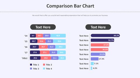 Comparison Bar Chart Diagram