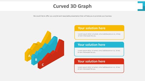 Curved 3D Graph Diagram