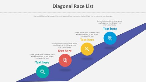 Diagonal Race List Diagram