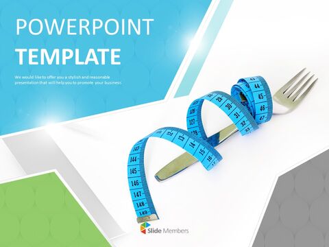 Free Powerpoint Sample - Diets and Tape Measure