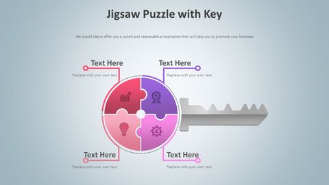 Jigsaw Puzzle with Key Diagram