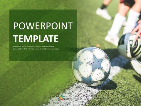 Legs Kicking Soccer Ball - Free Presentation Templates