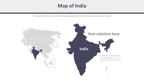 Map of India Diagram