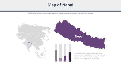 Map of Nepal Diagram