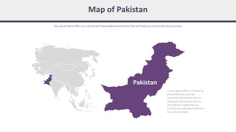Map of Pakistan Diagram
