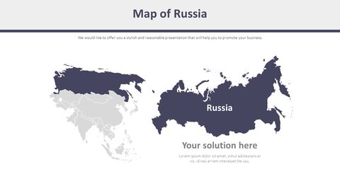 Map of Russia Diagram