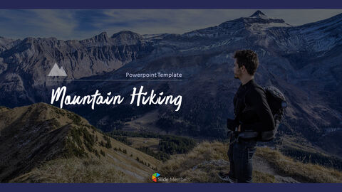 Free Successful Hiker Powerpoint Templates Fully And Easily Editable