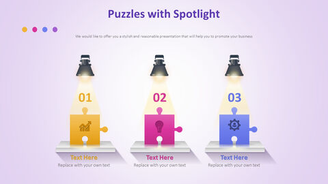 Puzzles with Spotlight Diagram|Infographics