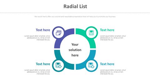 Radial List Diagram