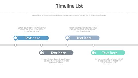 Timeline List Diagram|Process