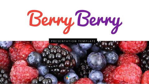 Berry Berry Simple Google Slides Templates