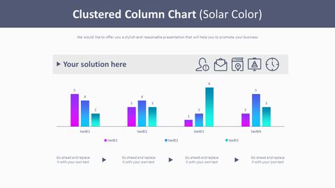 Clustered Column Chart (Solar Color)
