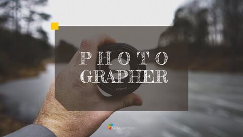 Photographer Simple Presentation Google Slides Template