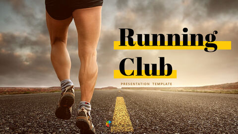 Running Club Easy PPT Template