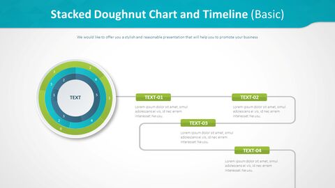 Stacked Doughnut Chart and Timeline (Basic)
