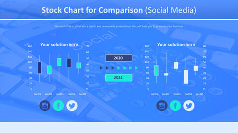 Stock Chart for Comparison (Social Media)