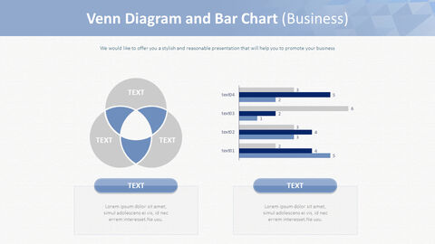 Venn Diagram and Bar Chart (Business)