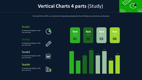 Vertical Charts 4 parts (Study)