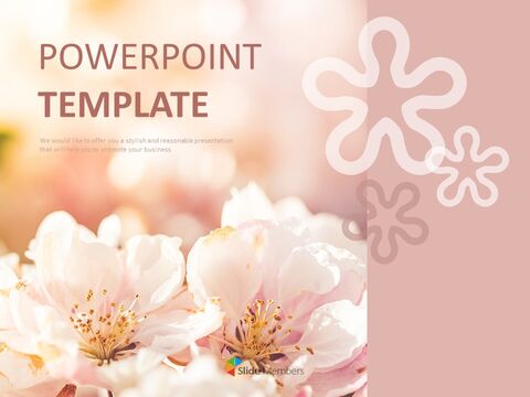 Colorful Spring Flowers - Free Presentation Templates
